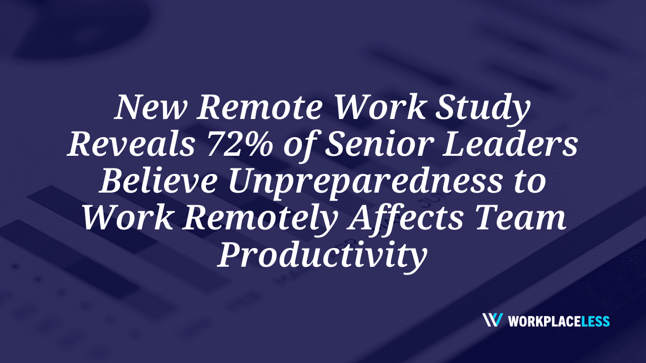 Press Release - Remote Work Training Report - June 24 2020 Workplaceless